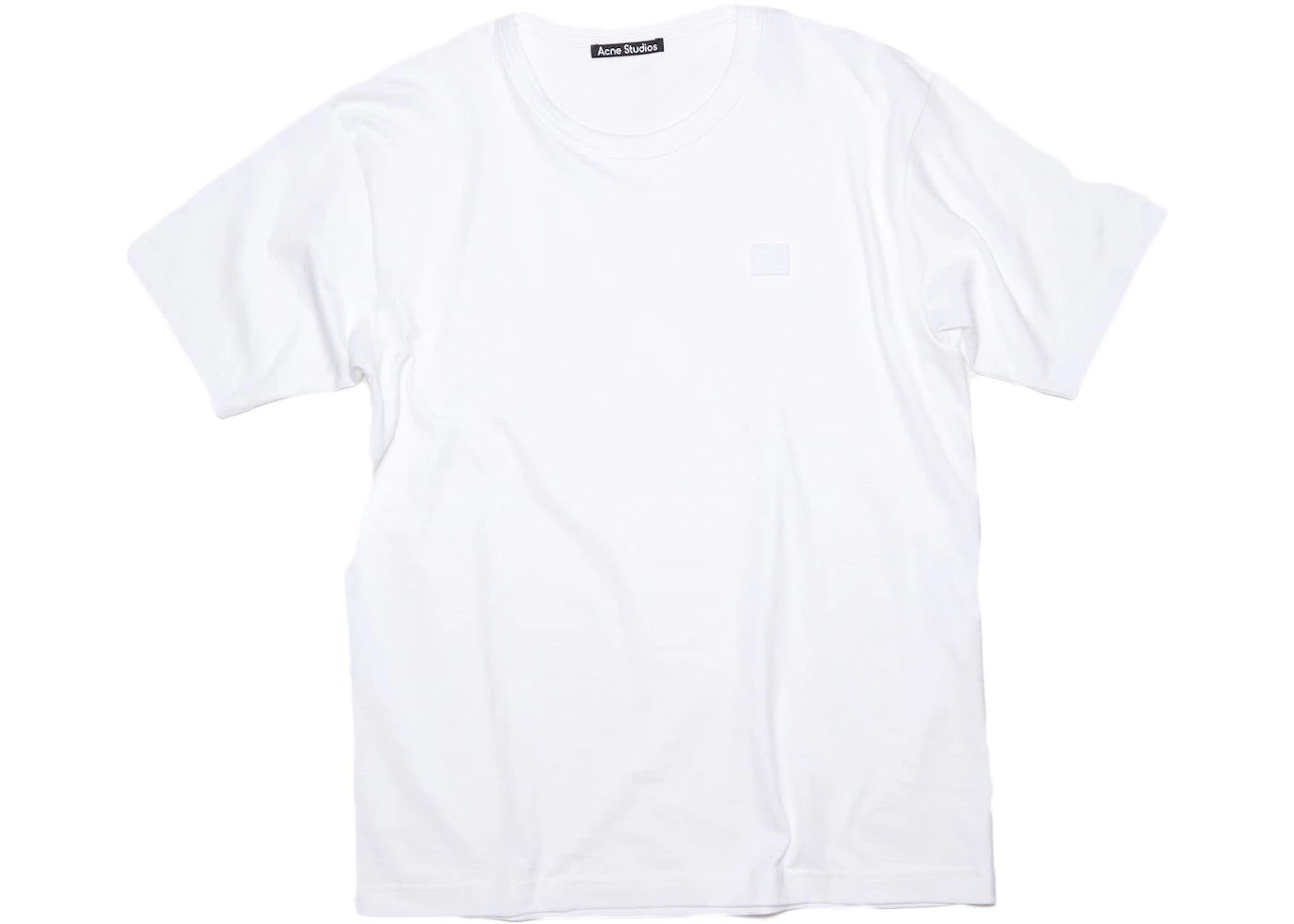 Acne Studios Lightweight Nash Face T-shirt Optic White – Side Kicks