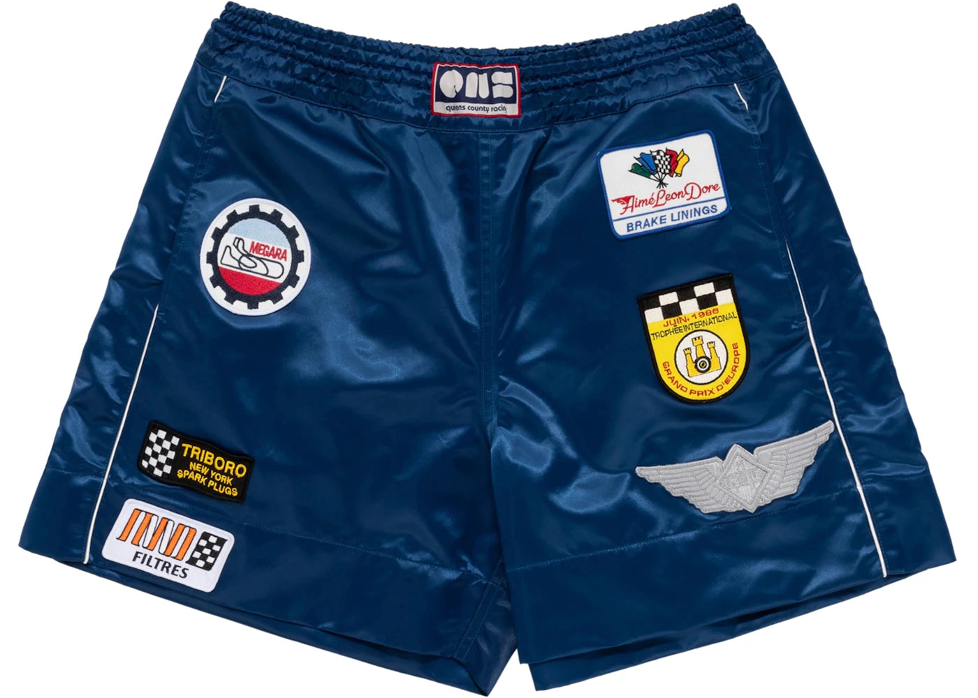 Aime Leon Dore Satin Pit Crew Short Navy – Side Kicks