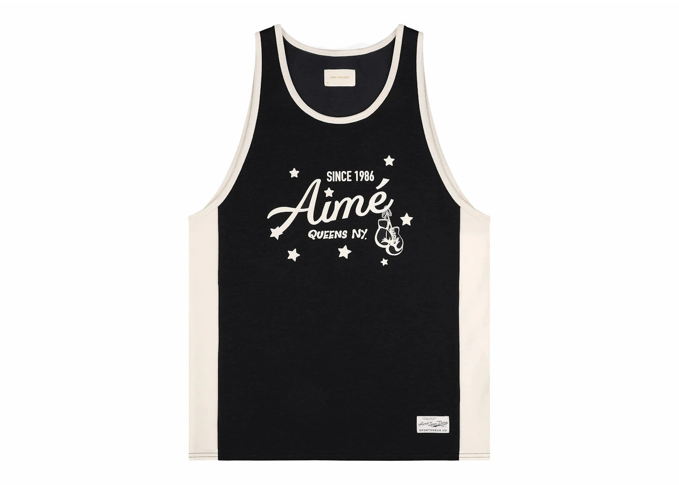 Aime Leon Dore Sparring Tank Top Jet Black – Side Kicks