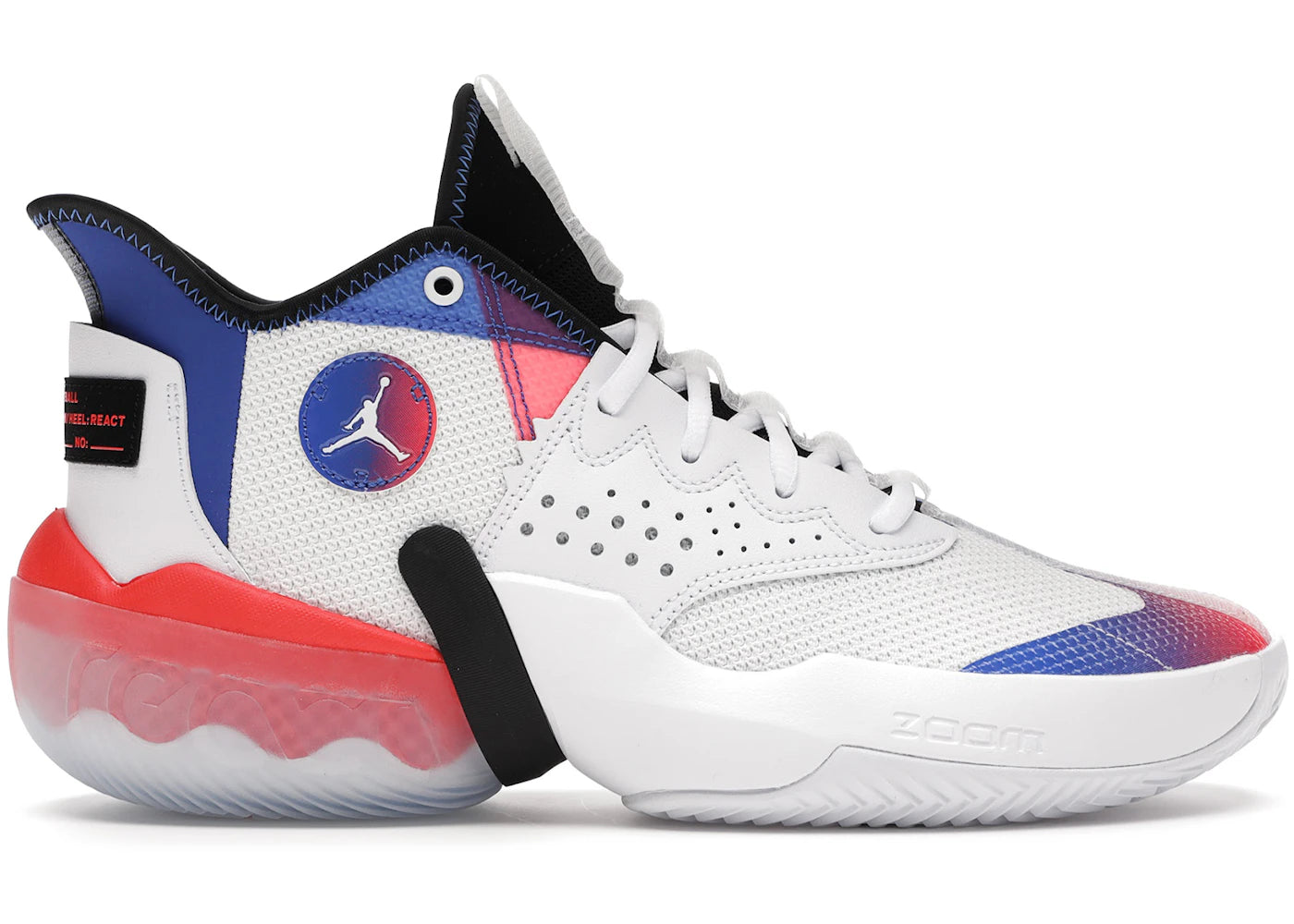 Jordan React Elevation White Hyper Royal – Side Kicks