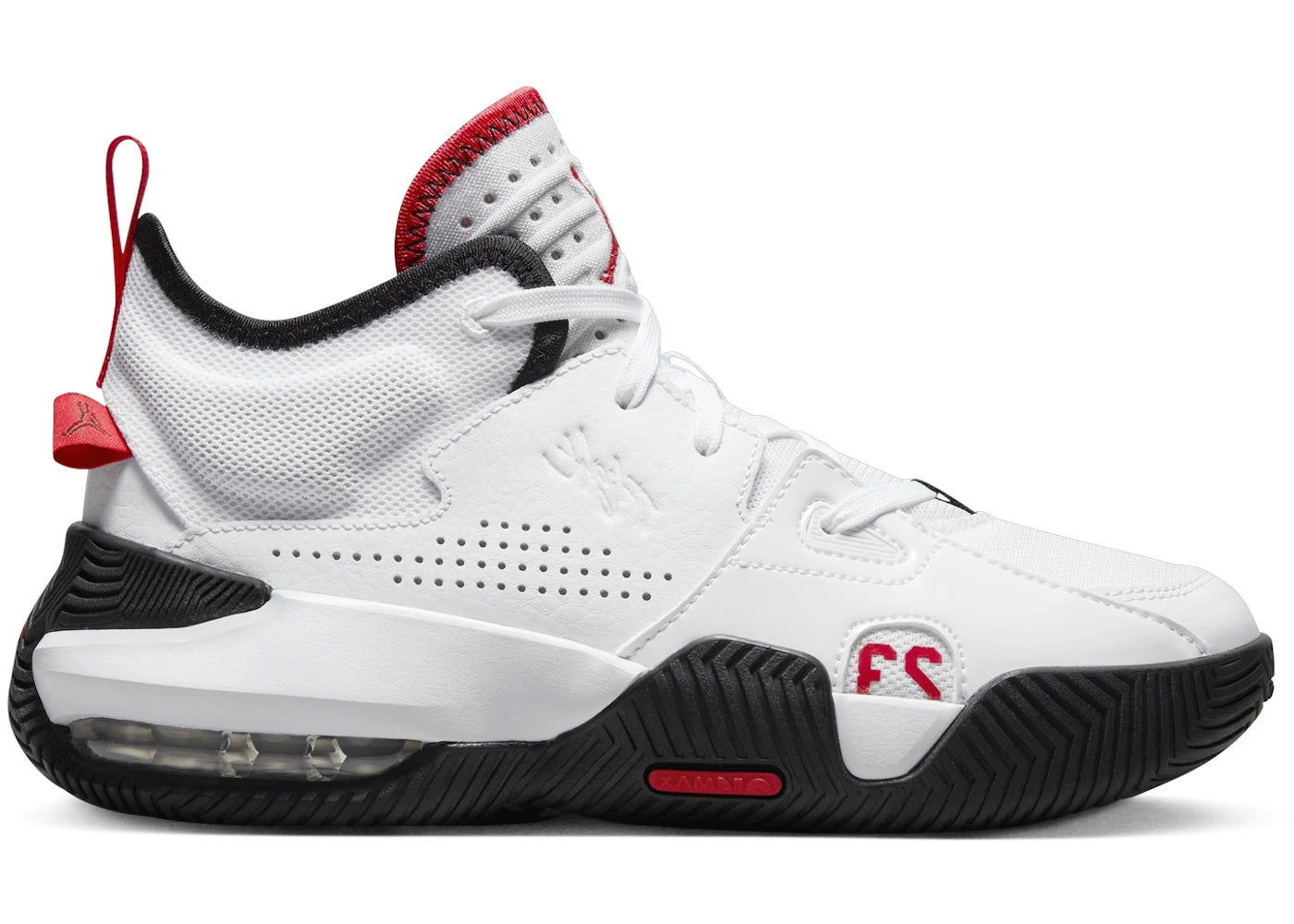 Jordan Stay Loyal 2 White University Red Black (GS) – Side Kicks