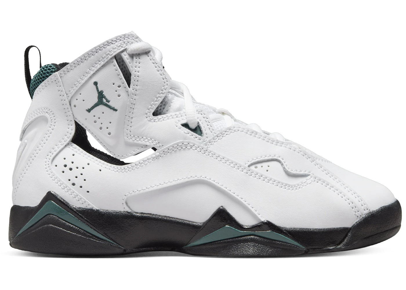 Jordan True Flight White Oxidized Green Black (GS) – Side Kicks