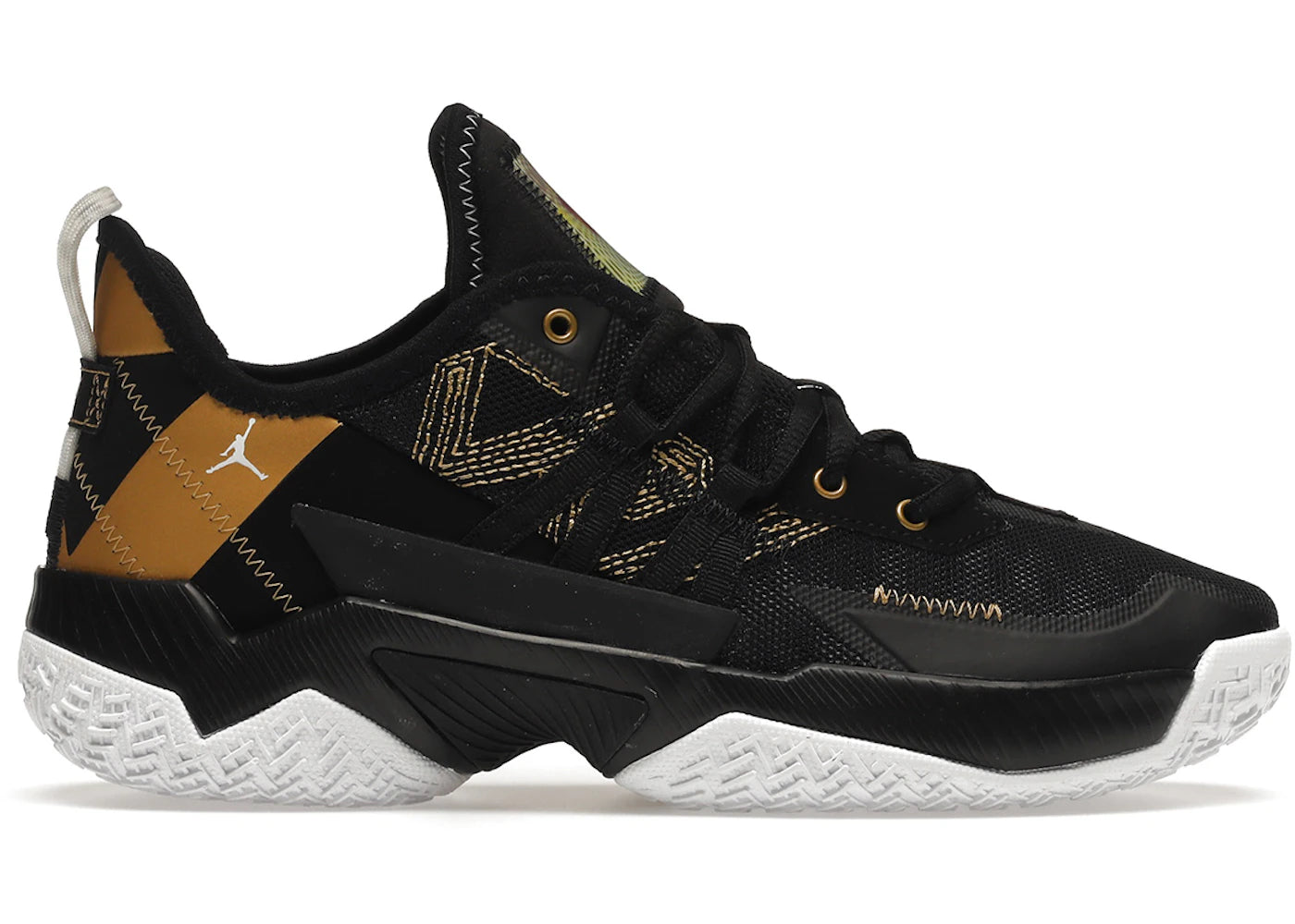 Jordan Westbrook One Take II Black Metallic Gold (GS) – Side Kicks