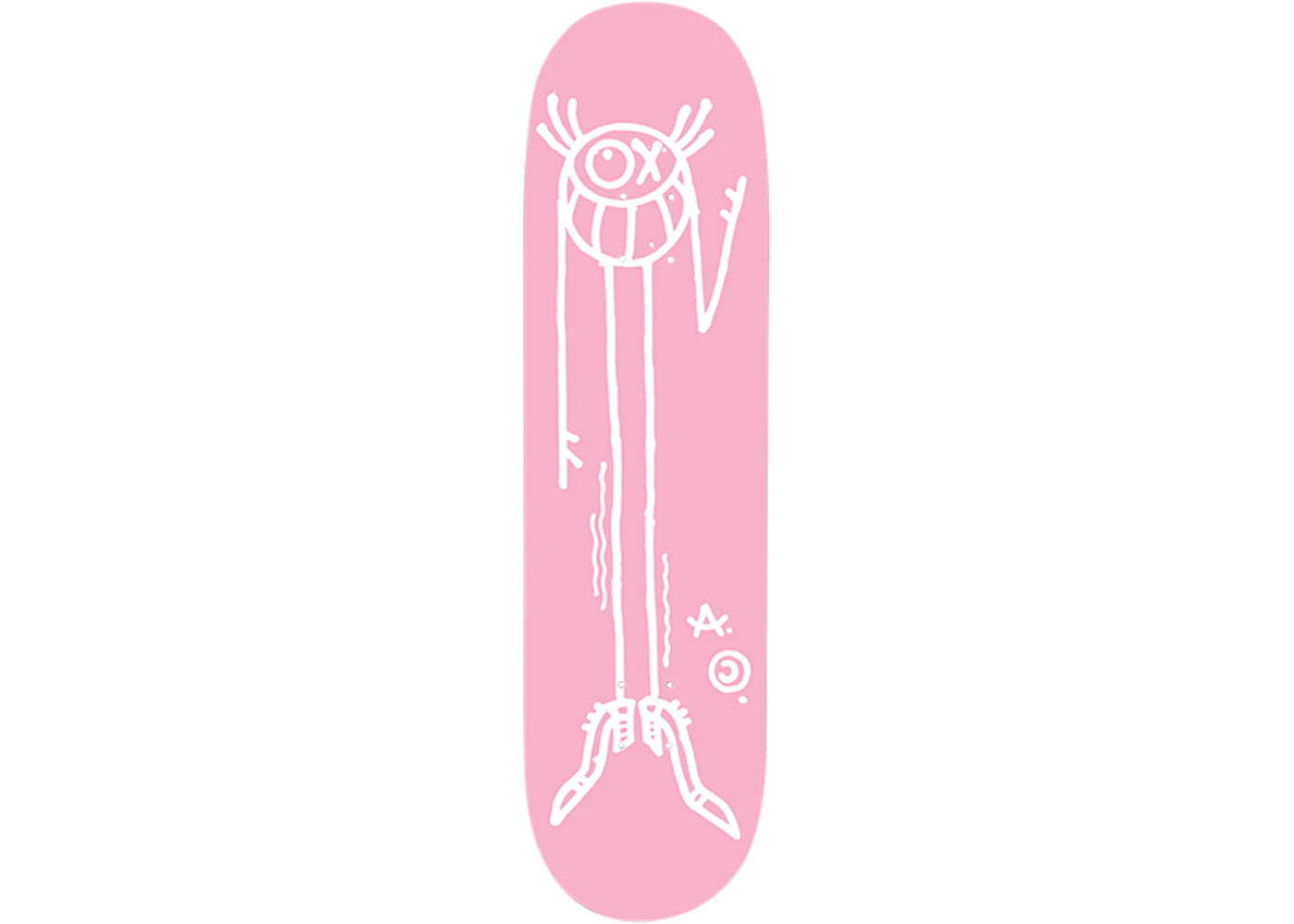 Andre Saraiva Pink Drip Skateboard Deck – Side Kicks