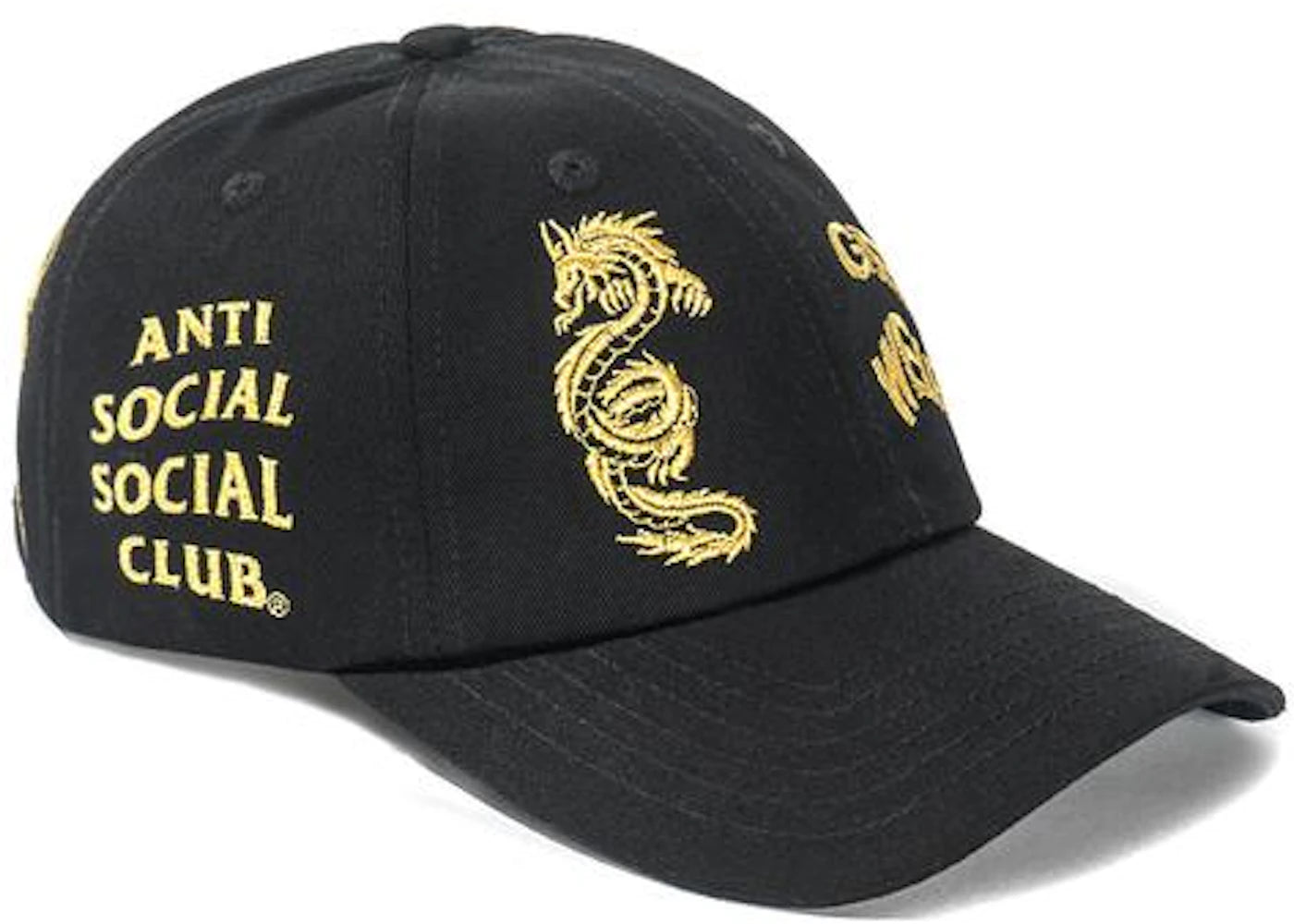 Anti Social Social Club Just My Luck Cap Black/Gold – Side Kicks