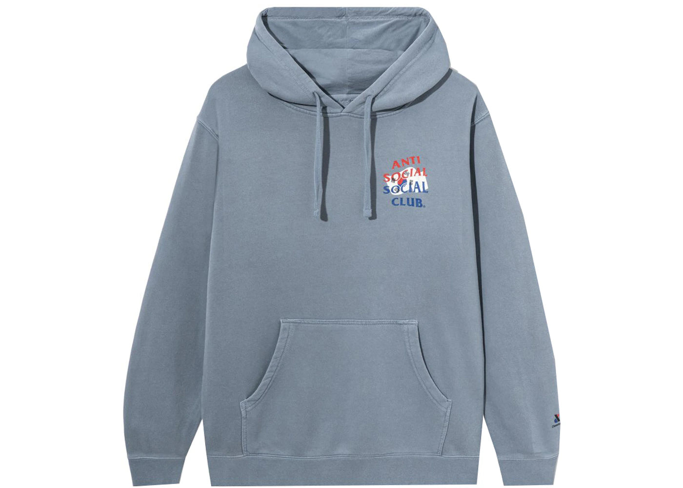 Anti Social Social Club x Case Study Flag Hoodie Blue – Side Kicks