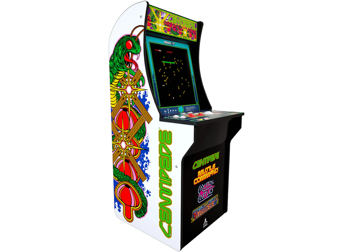 Arcade1UP Centipede Arcade Machine – Side Kicks