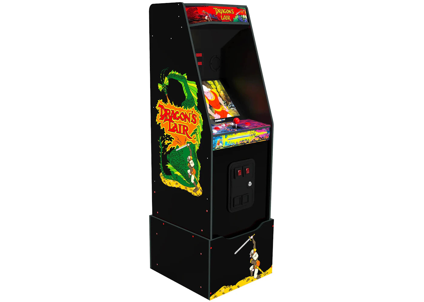Arcade1UP Dragon's Lair Arcade Machine – Side Kicks