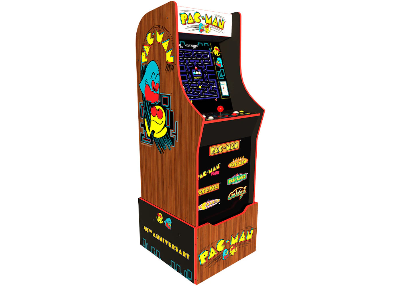 Arcade1UP Pac-Man 40th Anniversary Edition Arcade Machine – Side Kicks