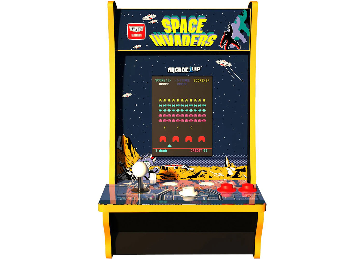 Arcade1UP Space Invaders Countercade – Side Kicks