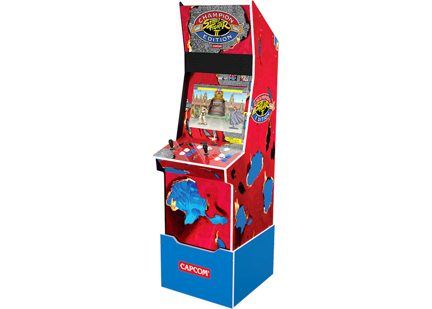 Arcade1UP x CLOT Street Fighter II Big Blue Arcade Game – Side Kicks