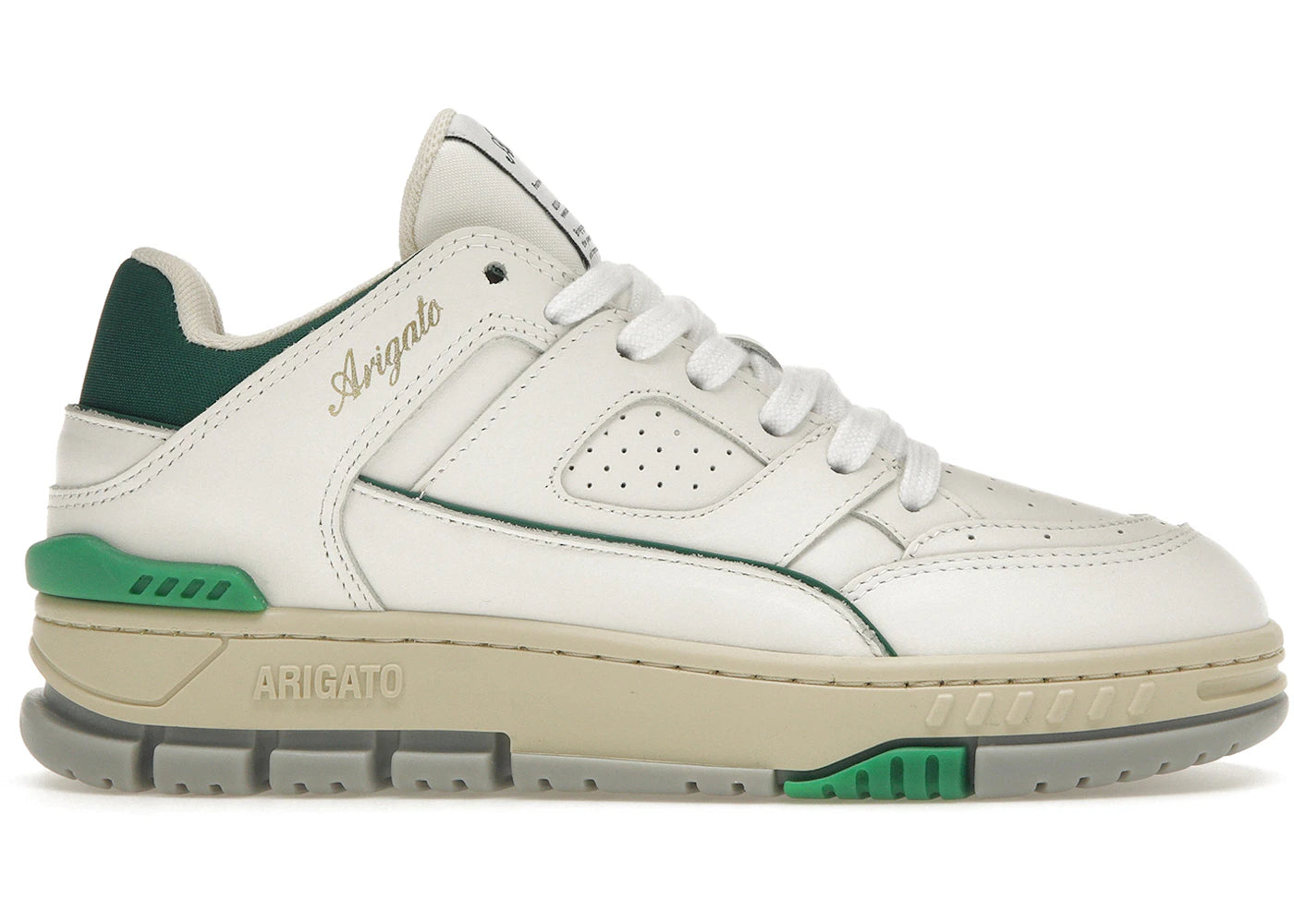 Axel Arigato Area Lo Sneaker White Kale Green (Women's) – Side Kicks