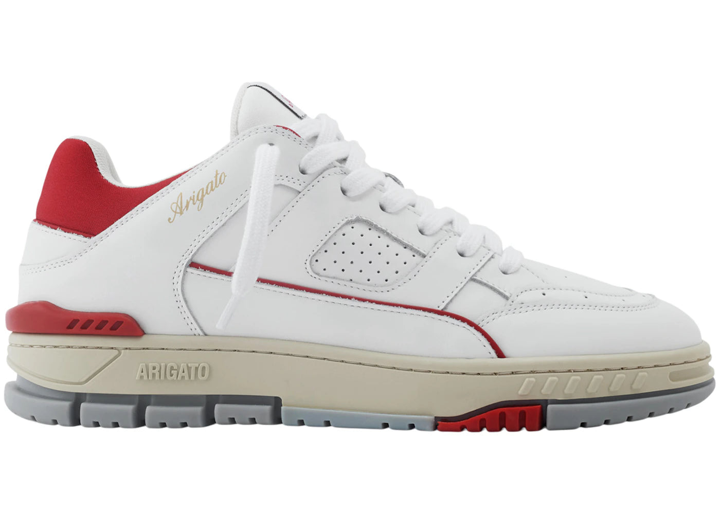 Axel Arigato Area Lo Sneaker White Red (Women's) – Side Kicks