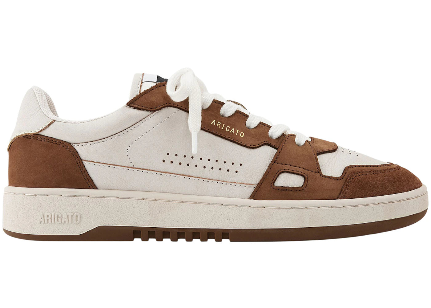 Axel Arigato Dice Lo Sneaker White Brown – Side Kicks