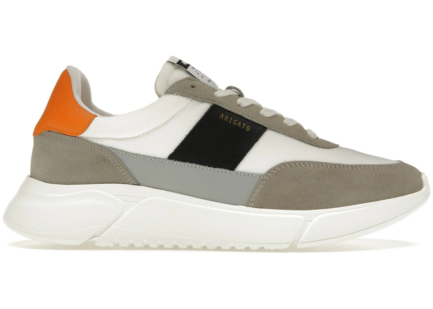 Axel Arigato Genesis Vintage Runner Light Grey Black Orange – Side Kicks