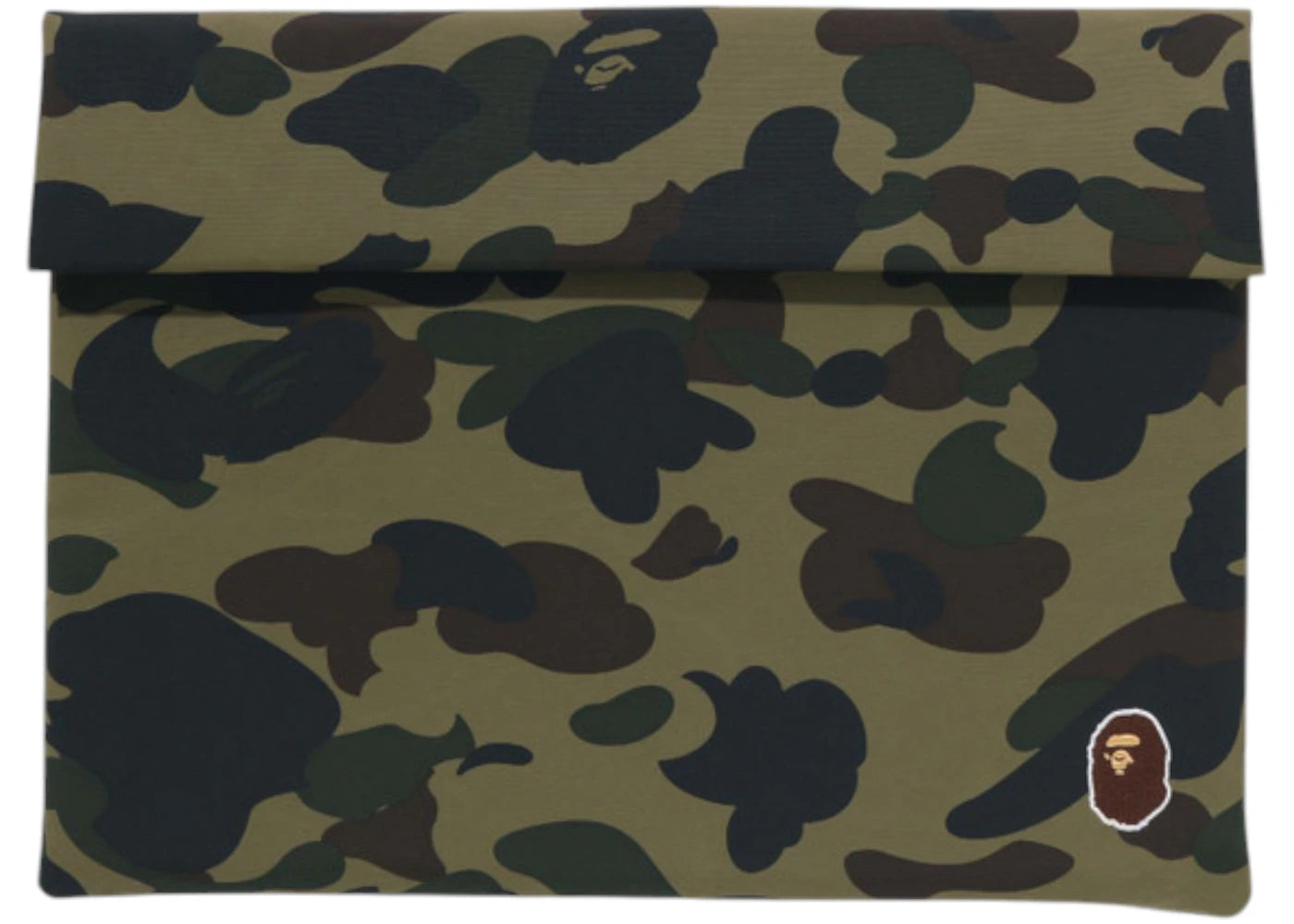 BAPE 1st Camo 15 Inch PC Case Green – Side Kicks