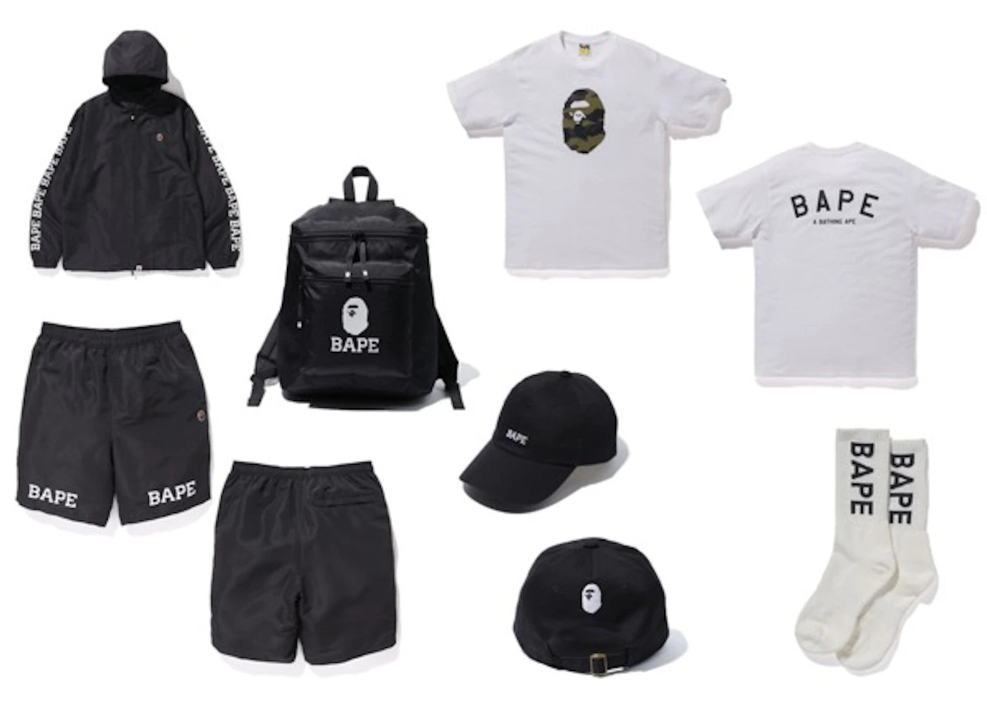 BAPE 2019 Premium Summer Bag (Whole Set 6 pc) Multi – Side Kicks