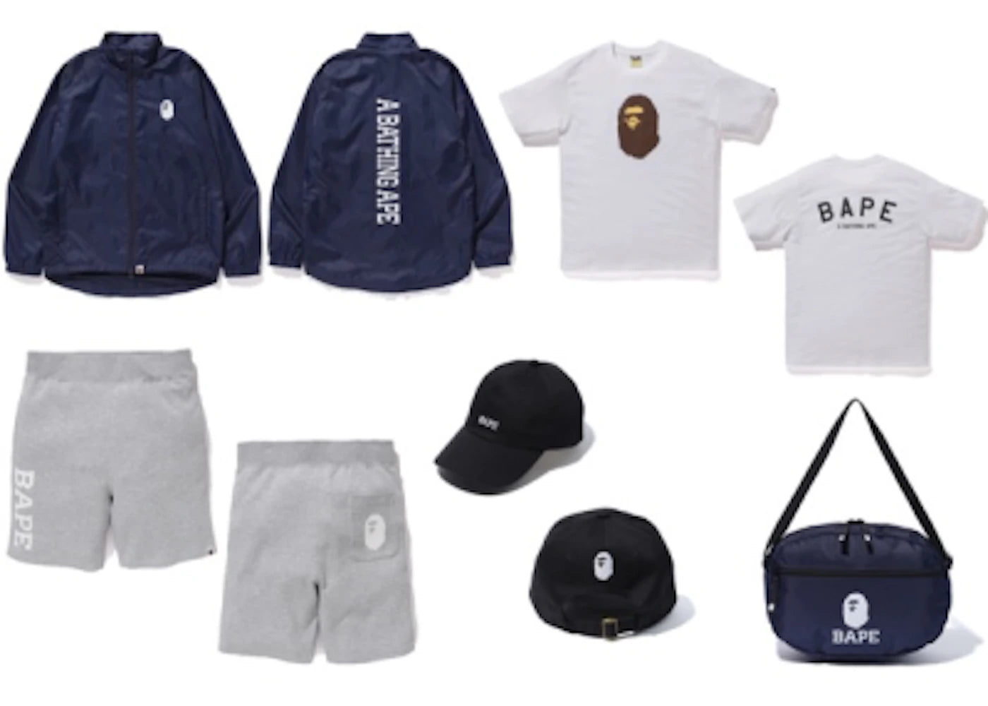 BAPE 2019 Summer Bag (Whole Set 5 pc) Multi – Side Kicks