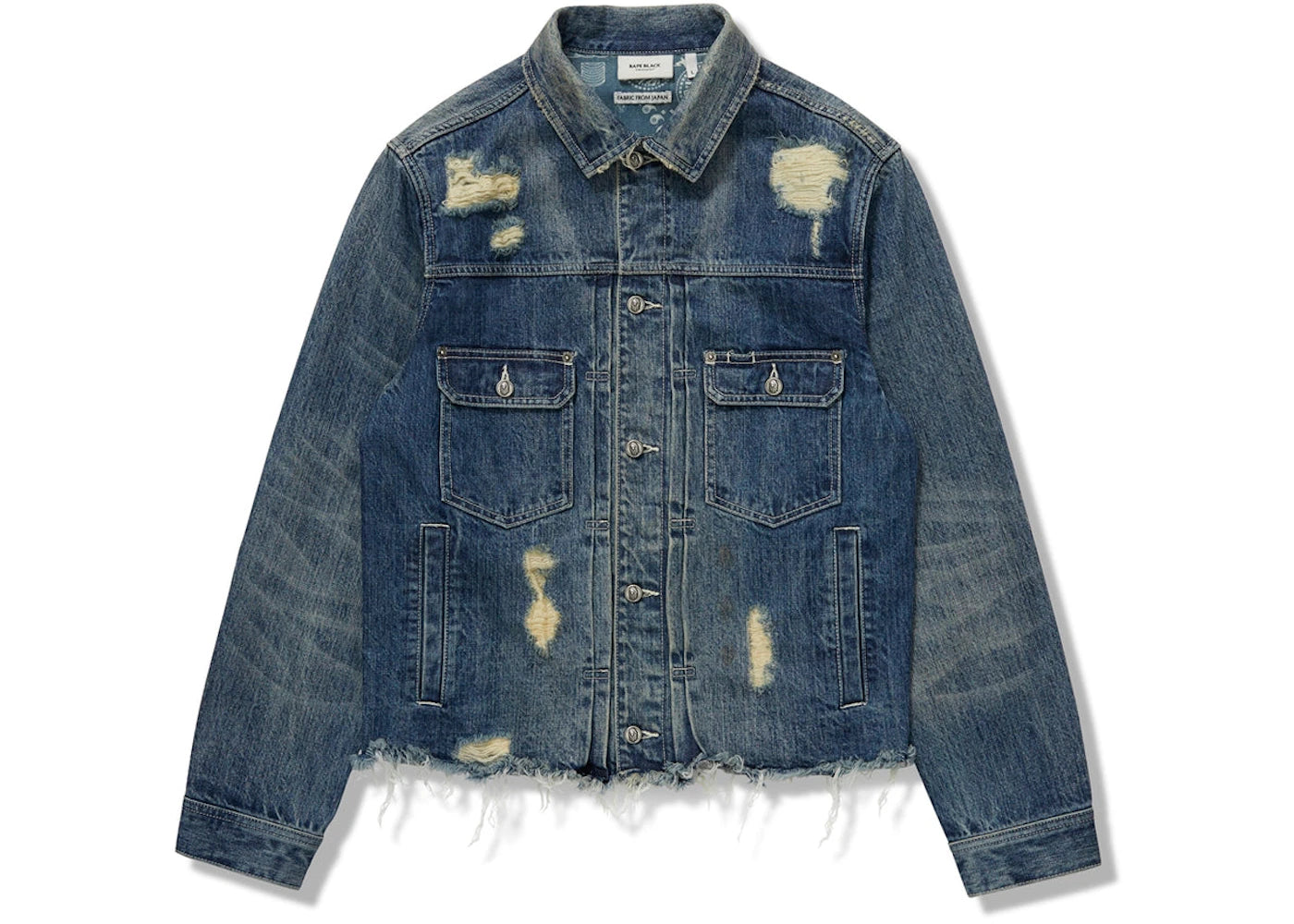 BAPE BLACK Denim Jacket Indigo – Side Kicks