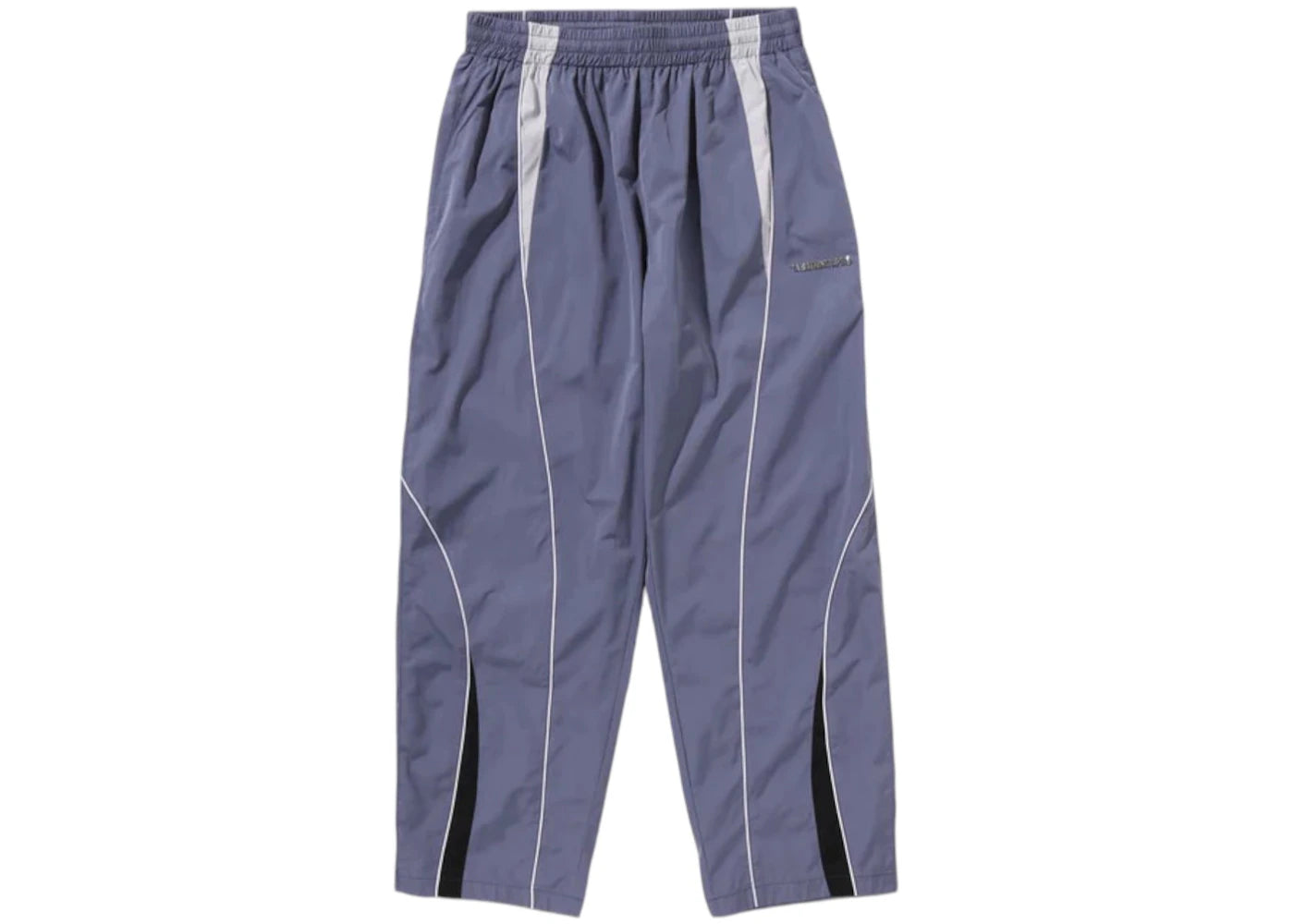 BAPE Bathing Ape Logo Nylon Track Pants Blue – Side Kicks