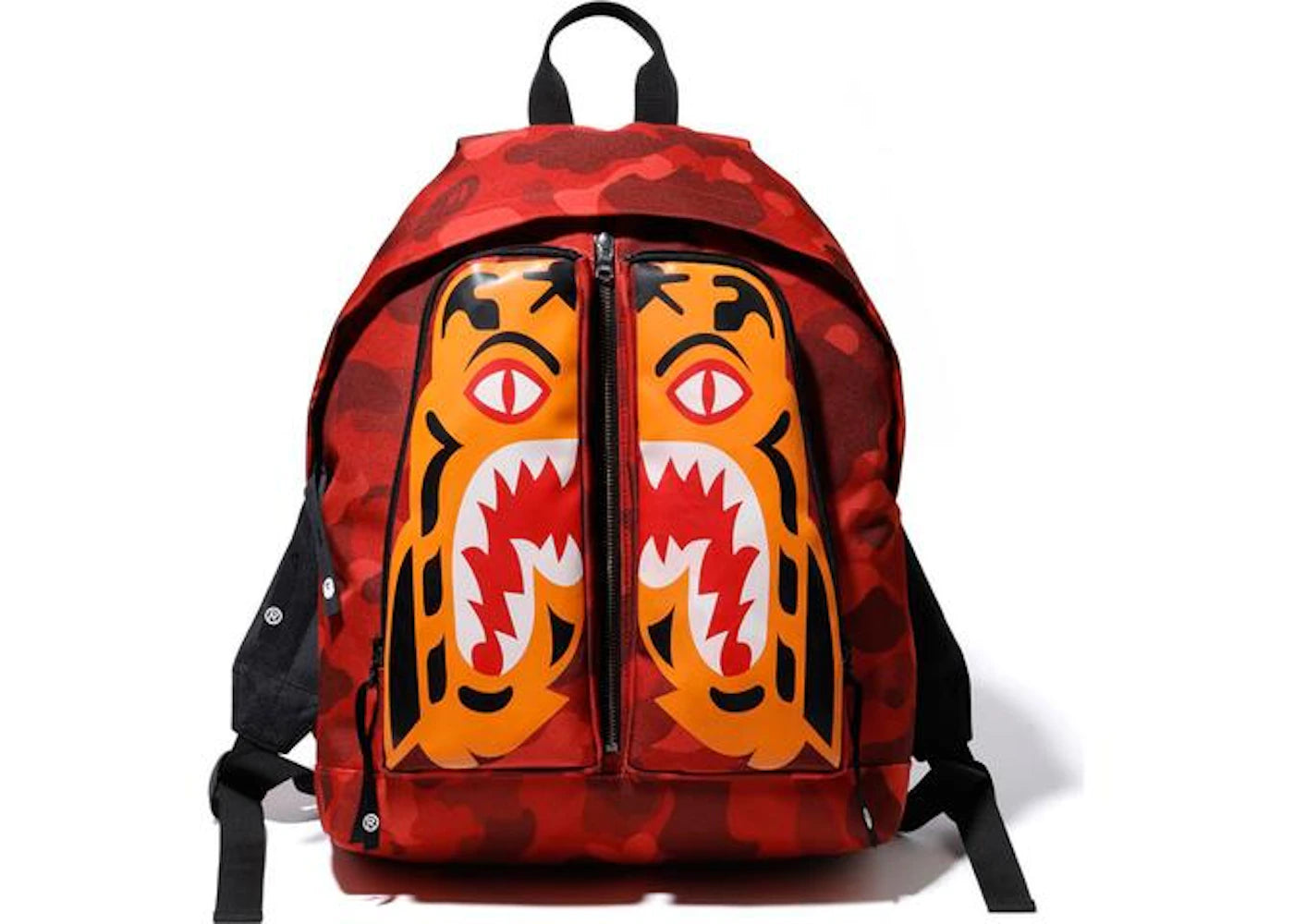 BAPE Color Camo Tiger Day Pack Red – Side Kicks