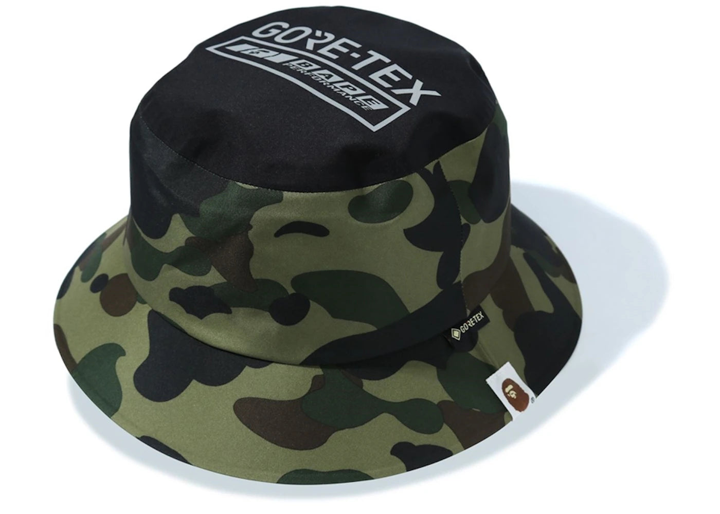 BAPE Gore-Tex 1st Camo Bucket Hat Green – Side Kicks