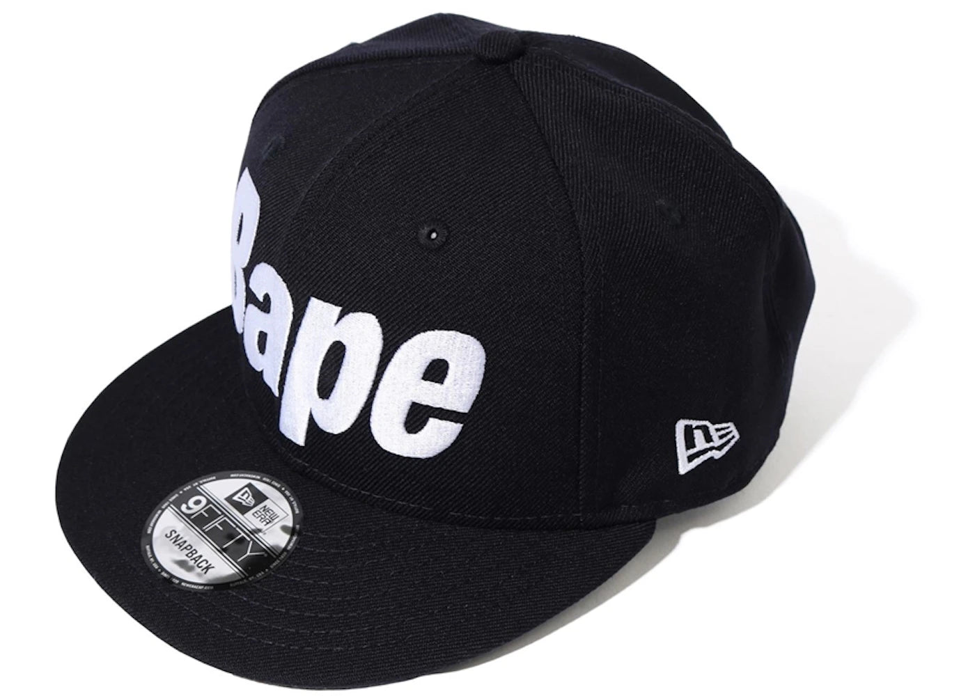BAPE Logo New Era Snap Back Cap Navy – Side Kicks
