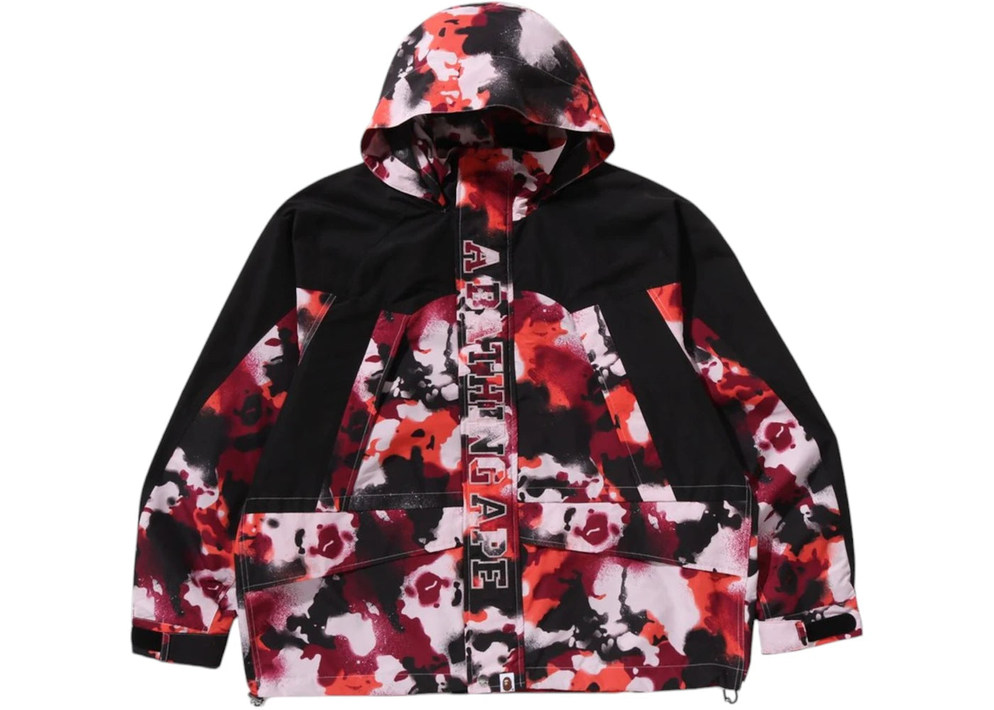 BAPE Map Camo Snowboard Jacket Jacket Red – Side Kicks