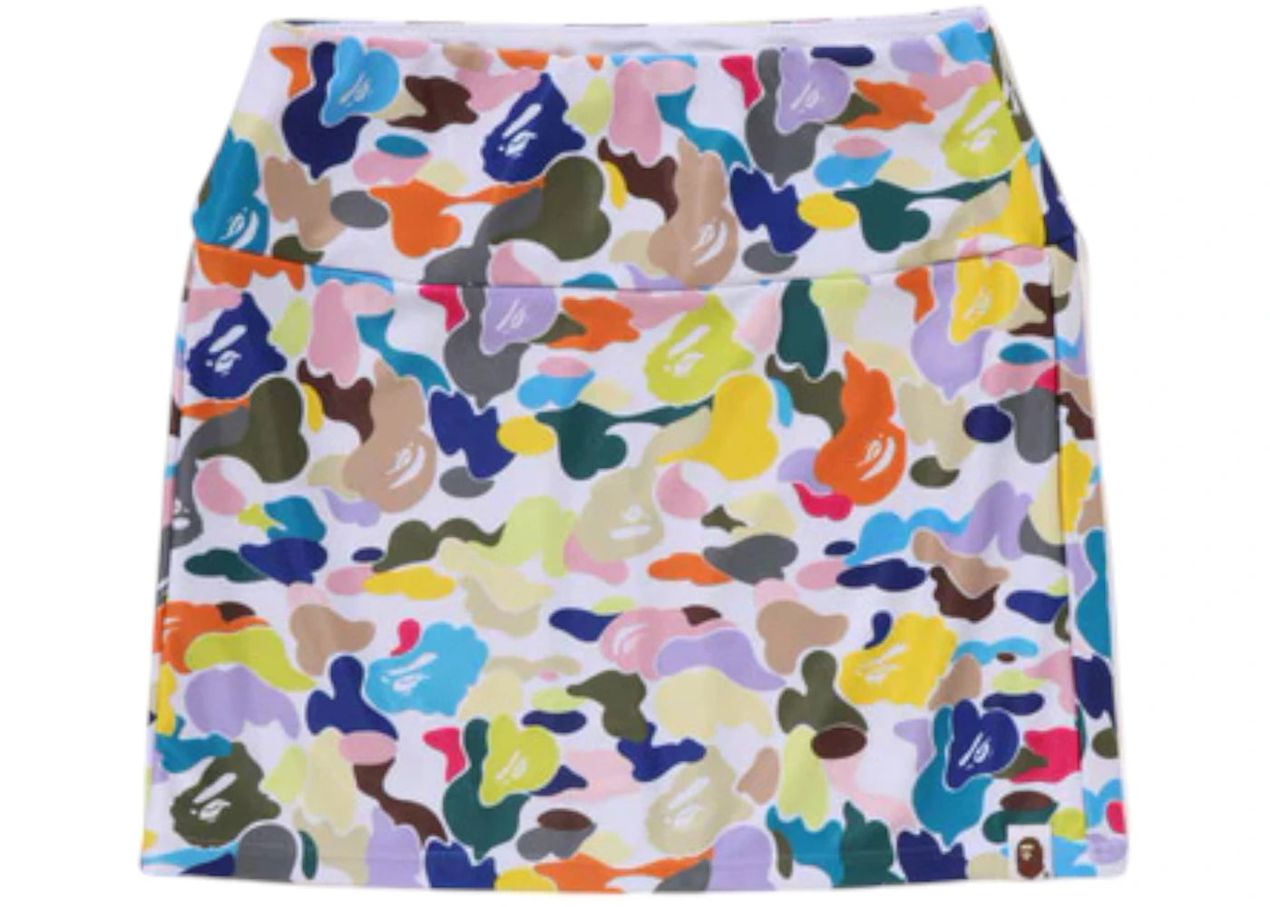 BAPE Multi Camo Mini Skirt White – Side Kicks