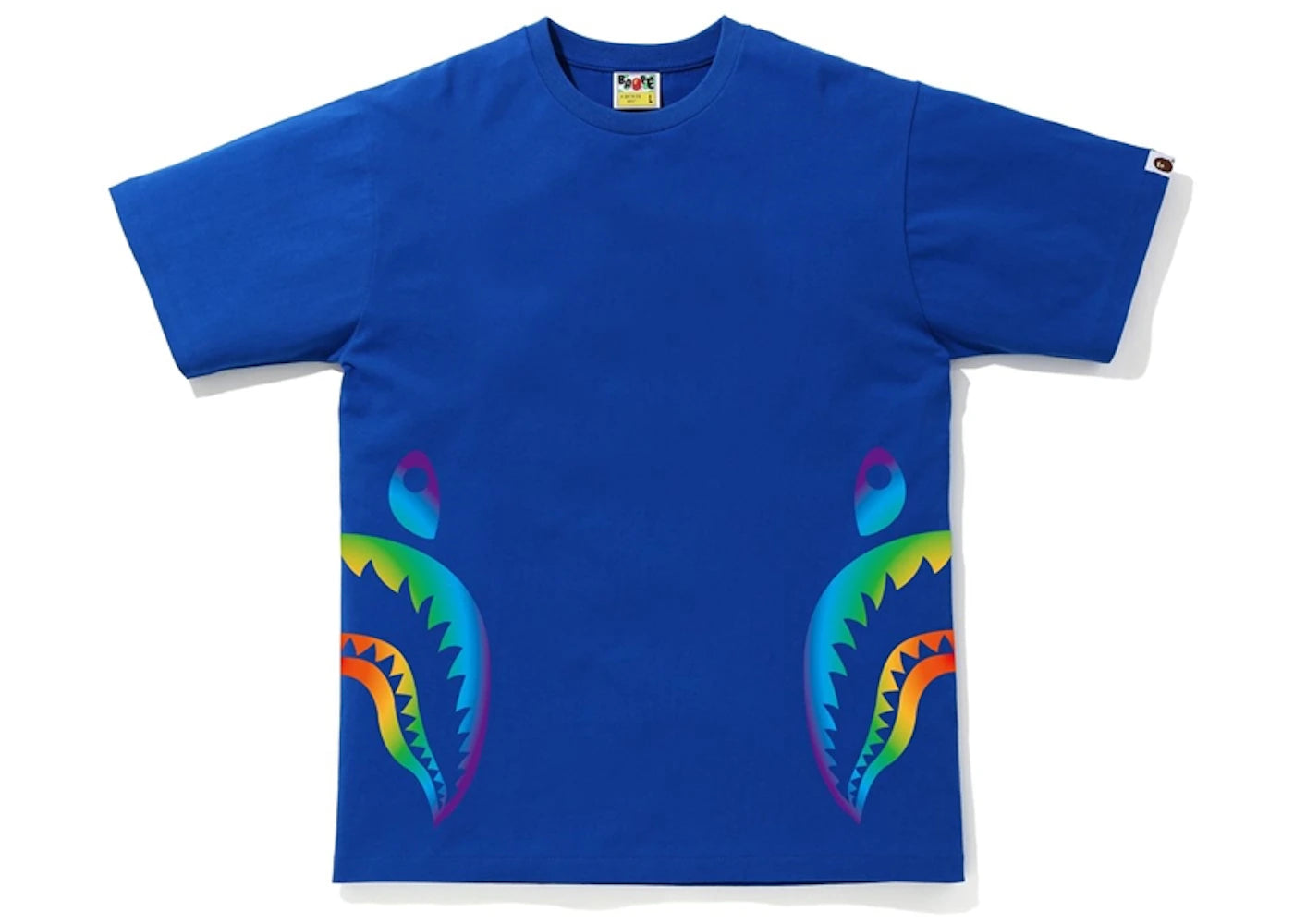 BAPE Rainbow Side Shark Tee Blue – Side Kicks