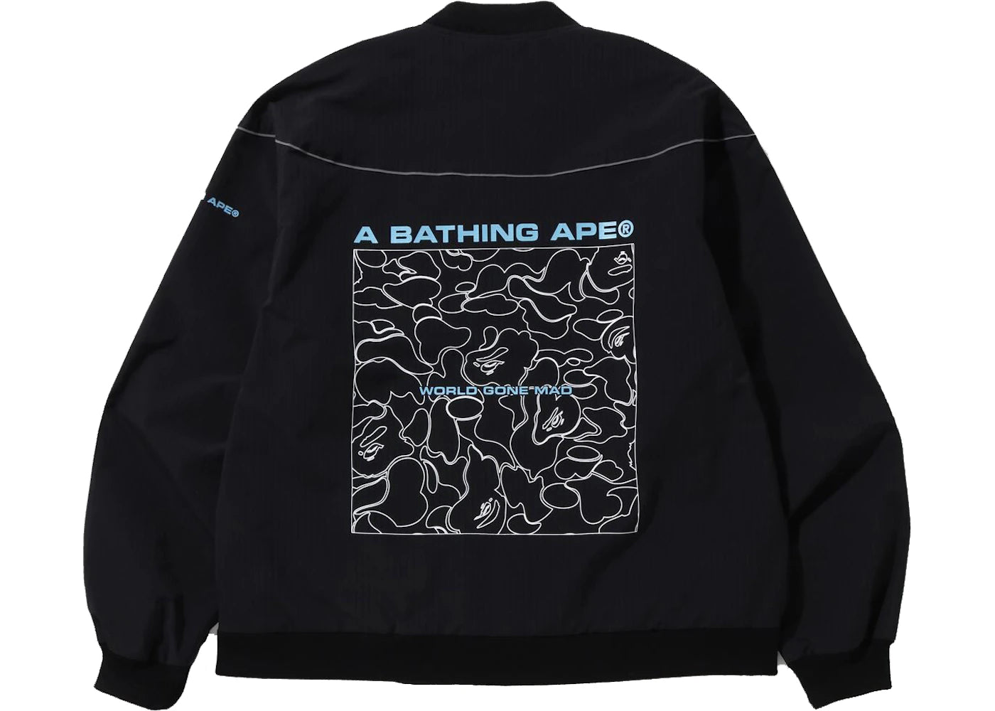 BAPE Rip Stop Loose Fit Jacket Black – Side Kicks