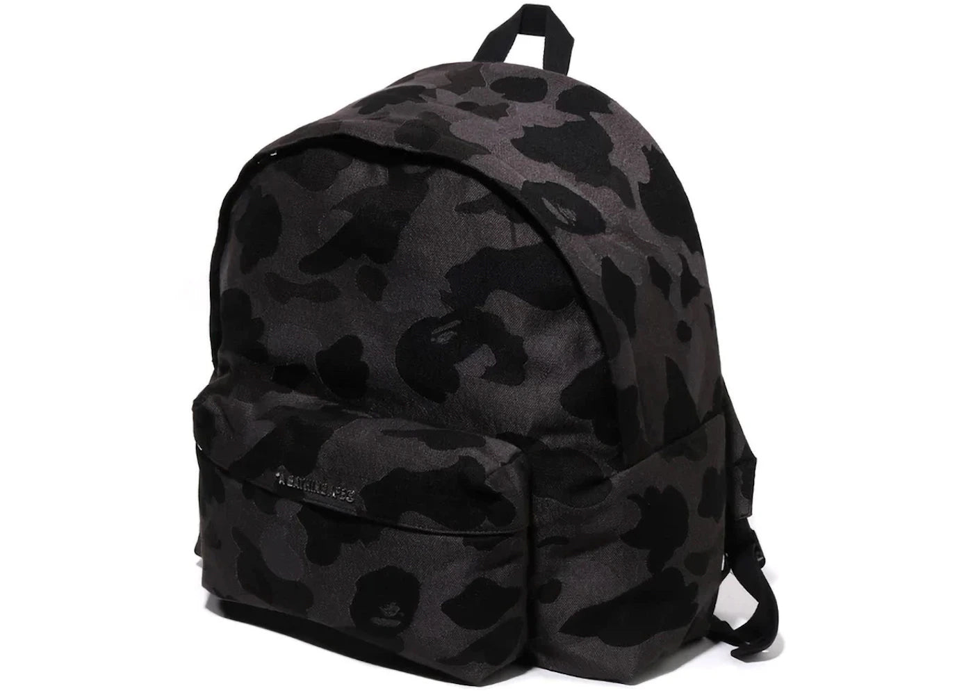 BAPE Solid Camo Jacquard Backpack Black – Side Kicks