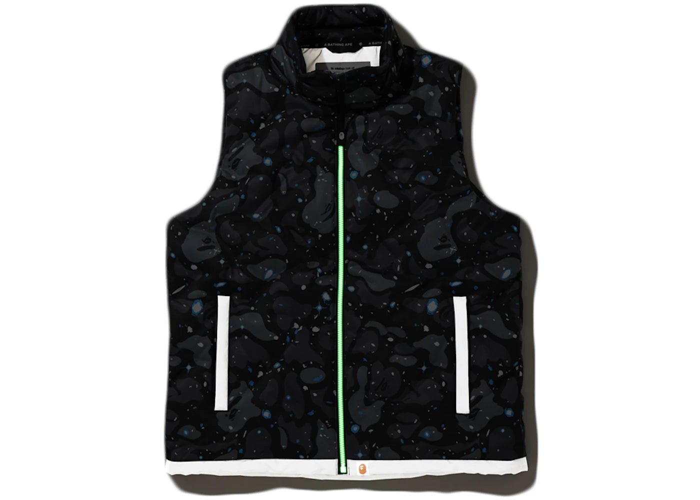 BAPE Space Camo Down Vest Black – Side Kicks