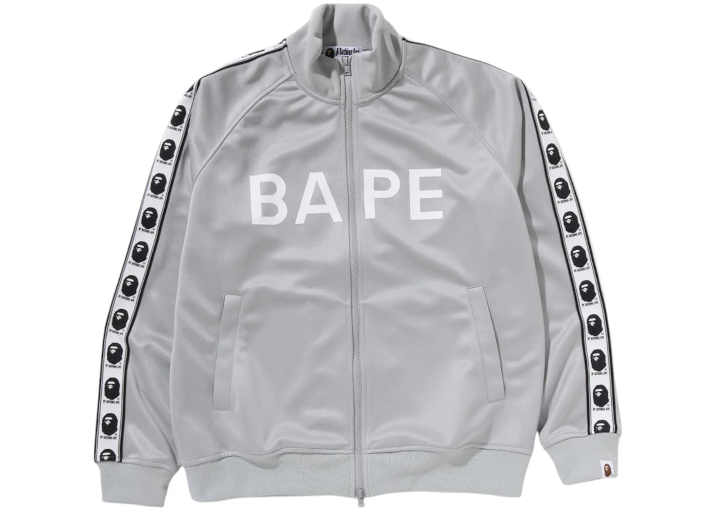 BAPE Track Jacket Gray – Side Kicks