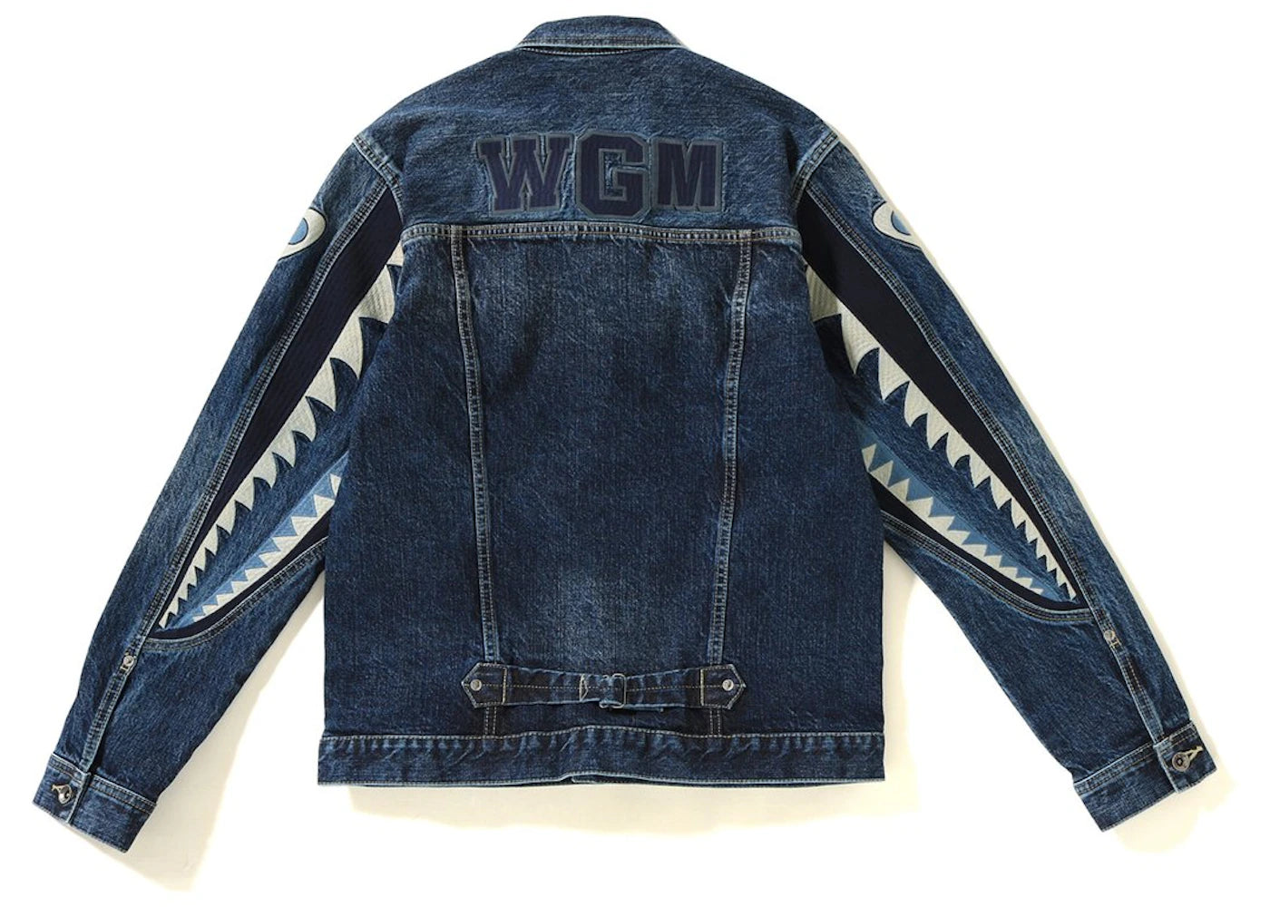 BAPE Washed Denim Jacket Indigo – Side Kicks