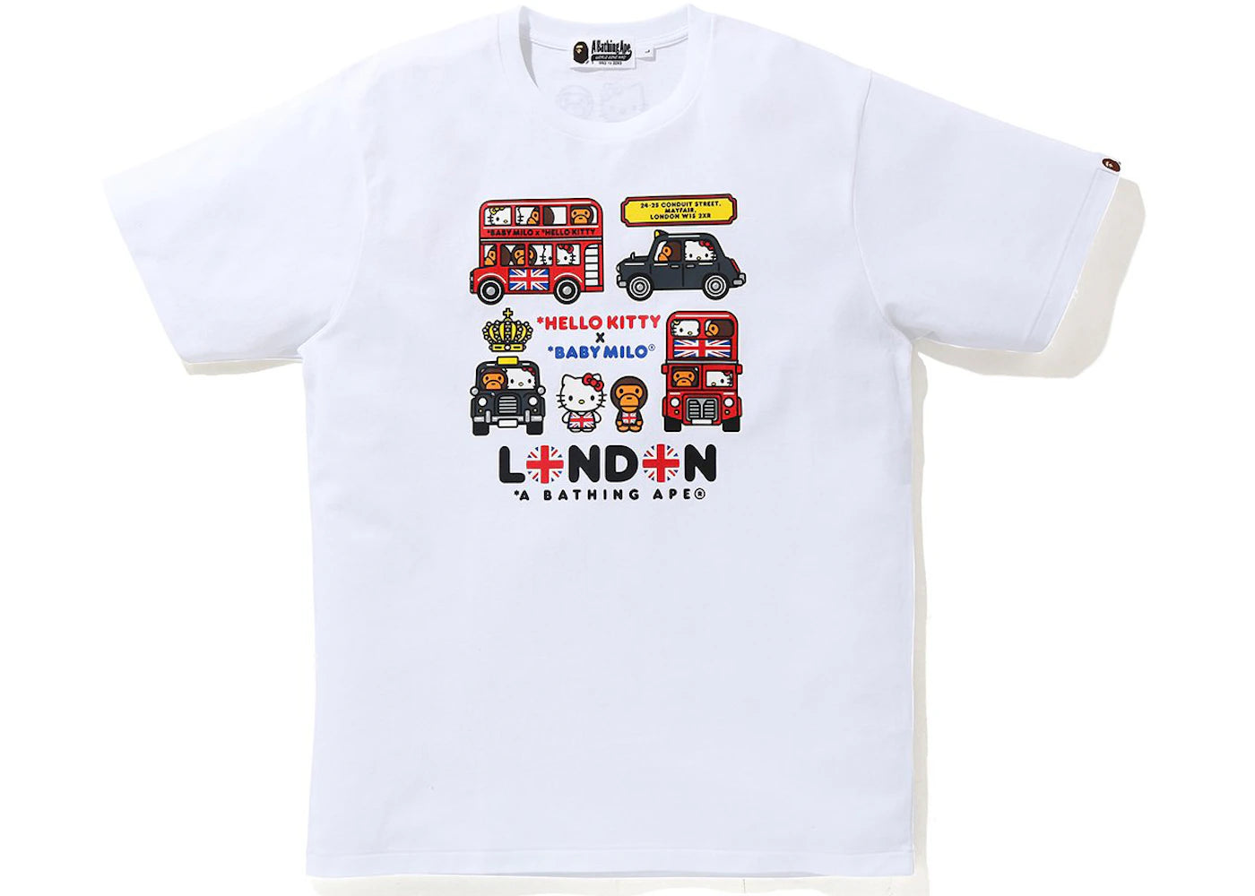 BAPE x Hello Kitty Baby Milo London Tee White – Side Kicks