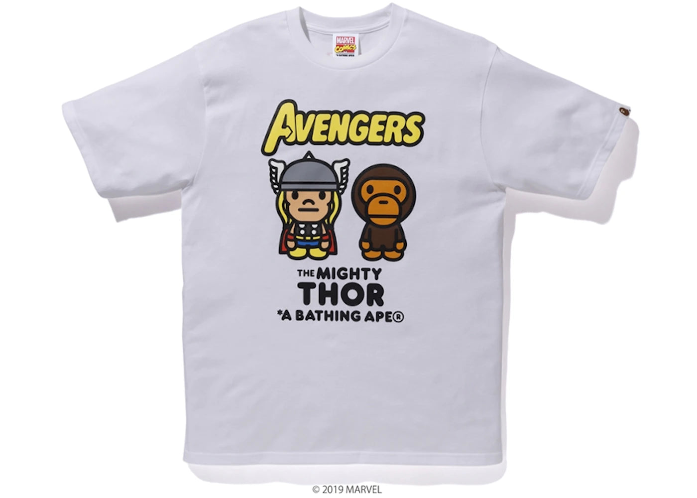 BAPE x Marvel Milo Mighty Thor Tee White – Side Kicks