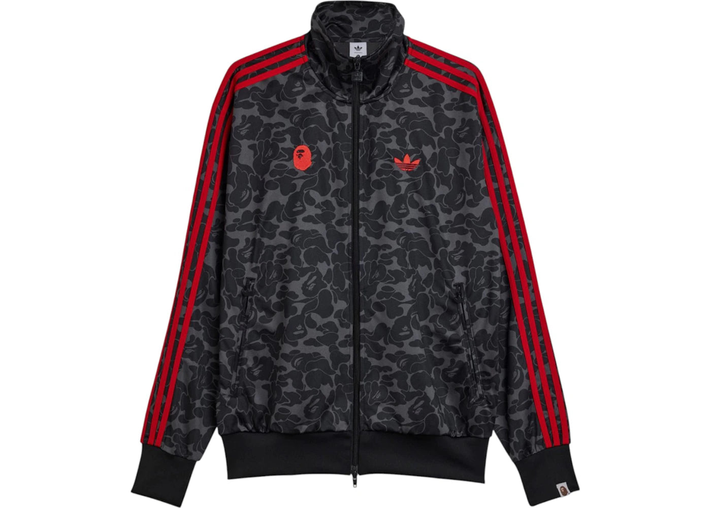 BAPE x adidas All Over Print SSTR Track Top Black – Side Kicks