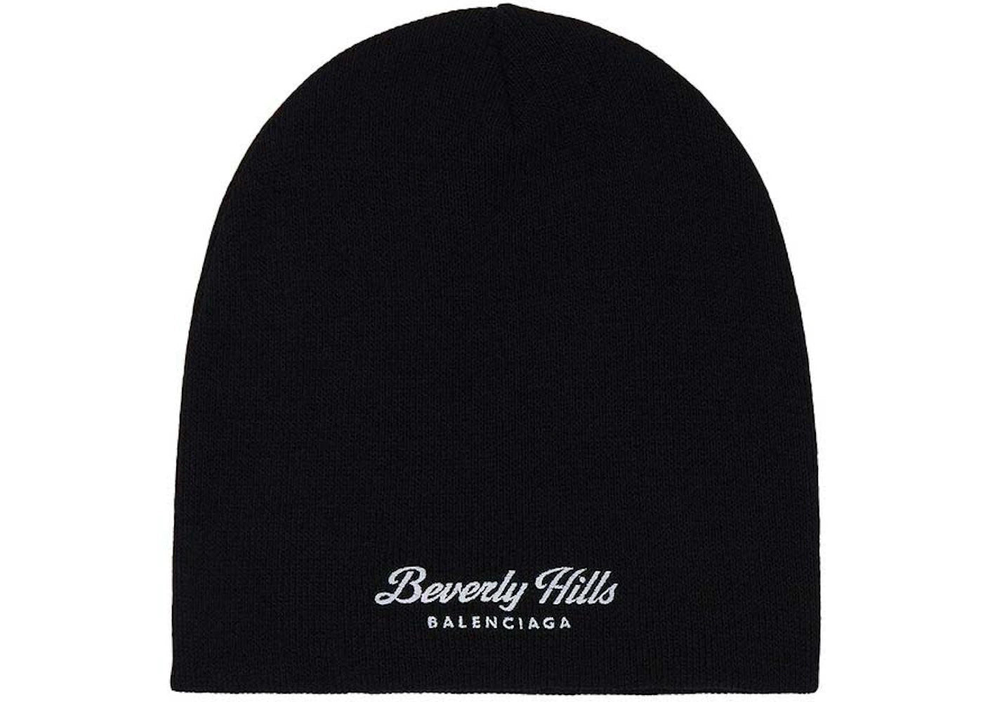 Balenciaga Beverly Hills Beanie Black/White – Side Kicks