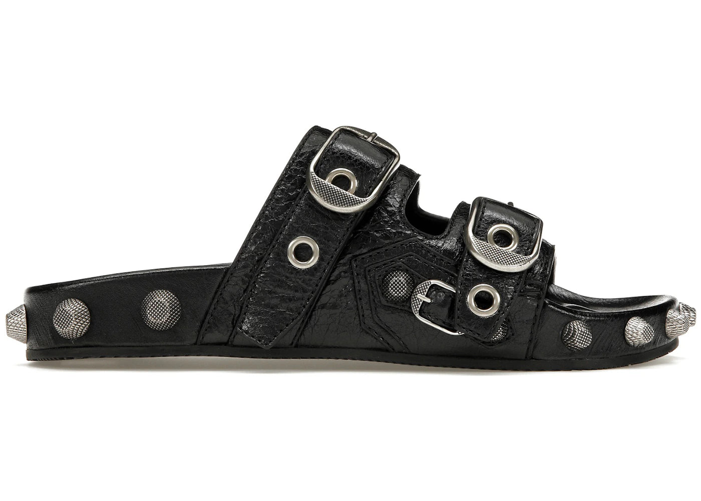 Balenciaga Cagole Sandals Black – Side Kicks