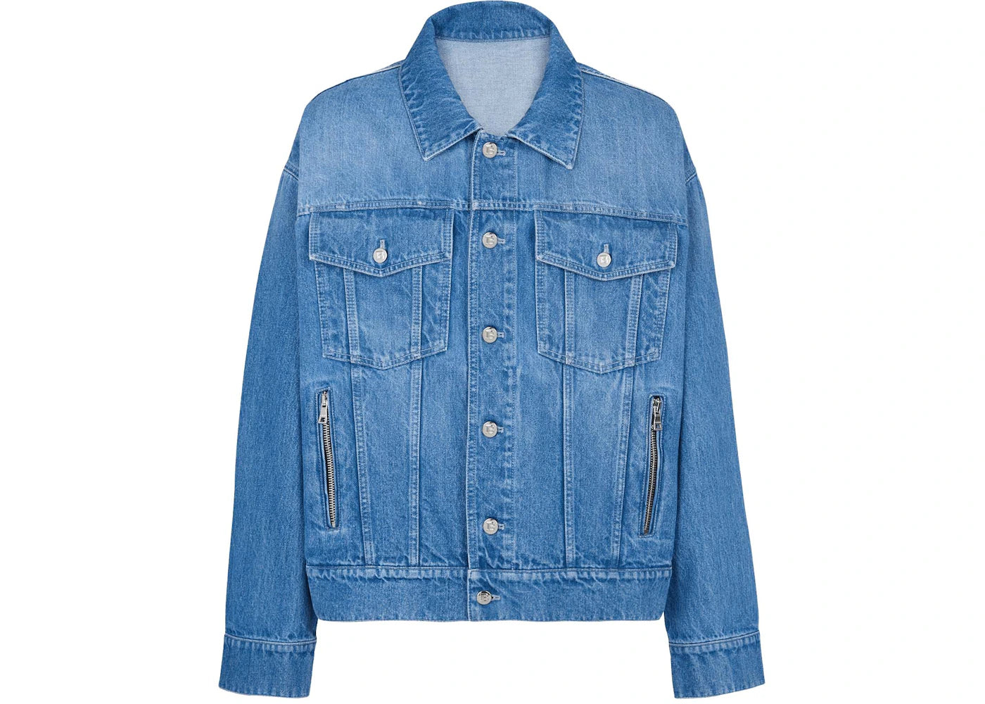 Balmain x Pokemon Print Denim Jacket Blue – Side Kicks