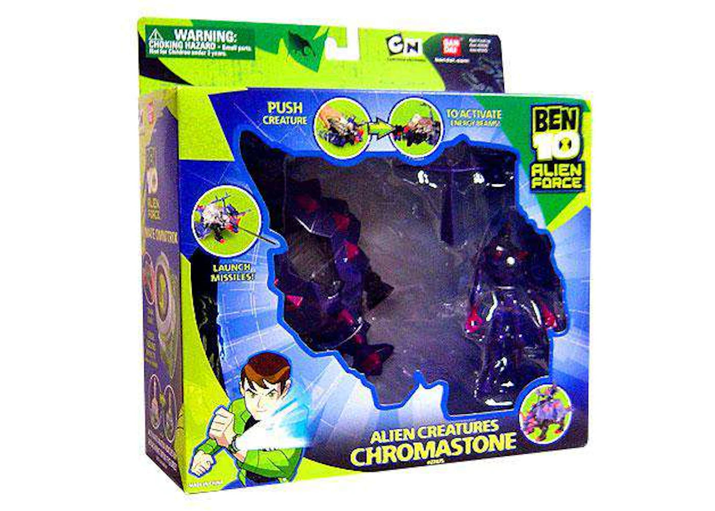 Bandai America Ben 10 Alien Creatures Chromastone Action Figure Set ...