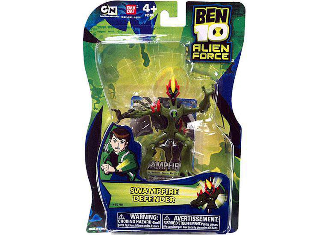 Bandai America Ben 10 Alien Force Swampfire Defender, No Mini Alien Ac ...