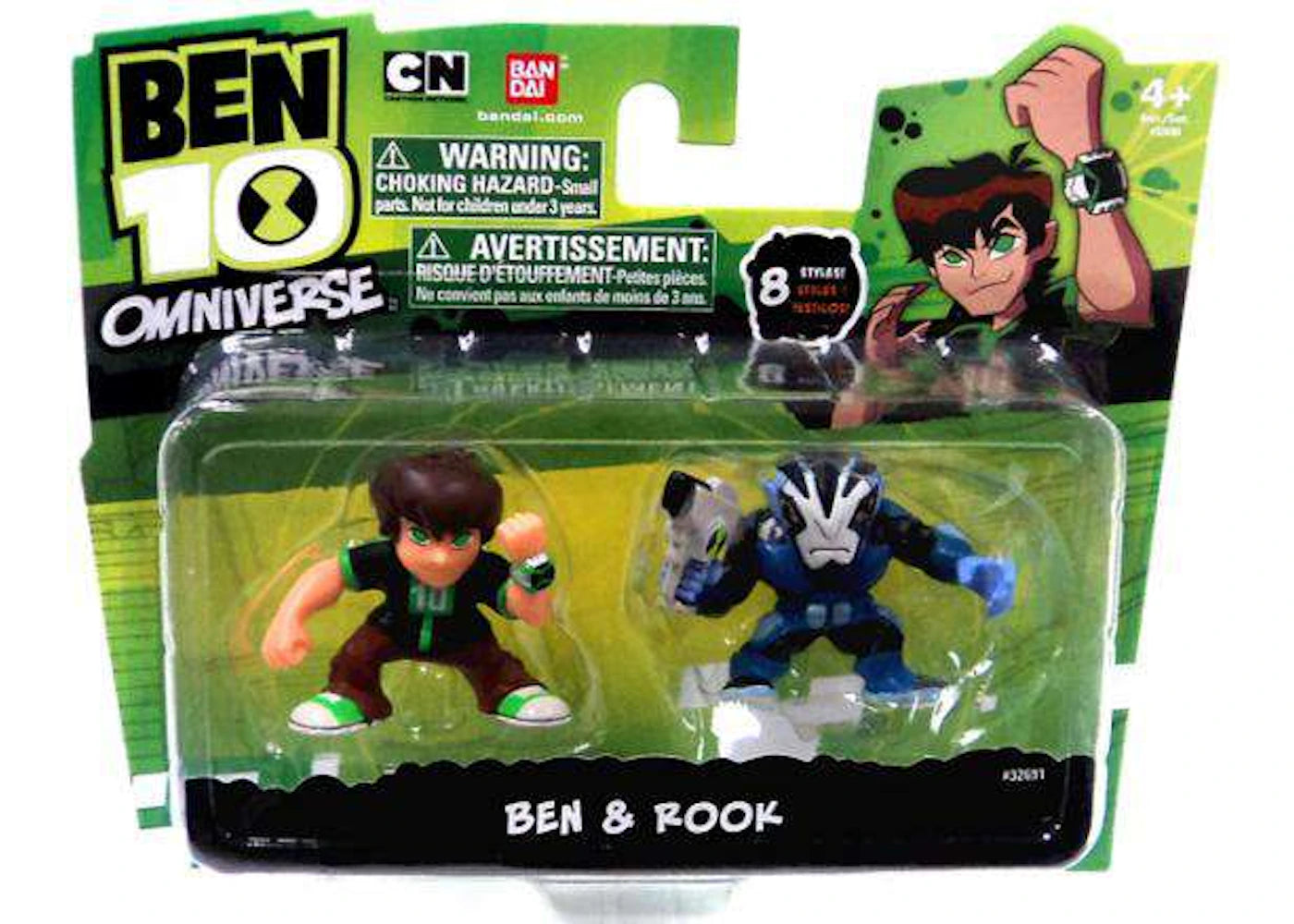 Bandai America Ben 10 Omniverse Ben & Rook Mini Figure 2-Pack – Side Kicks