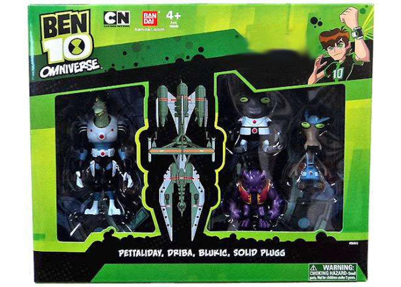 Bandai America Ben 10 Omniverse Pettaliday, Driba, Blukic & Solid Plug ...