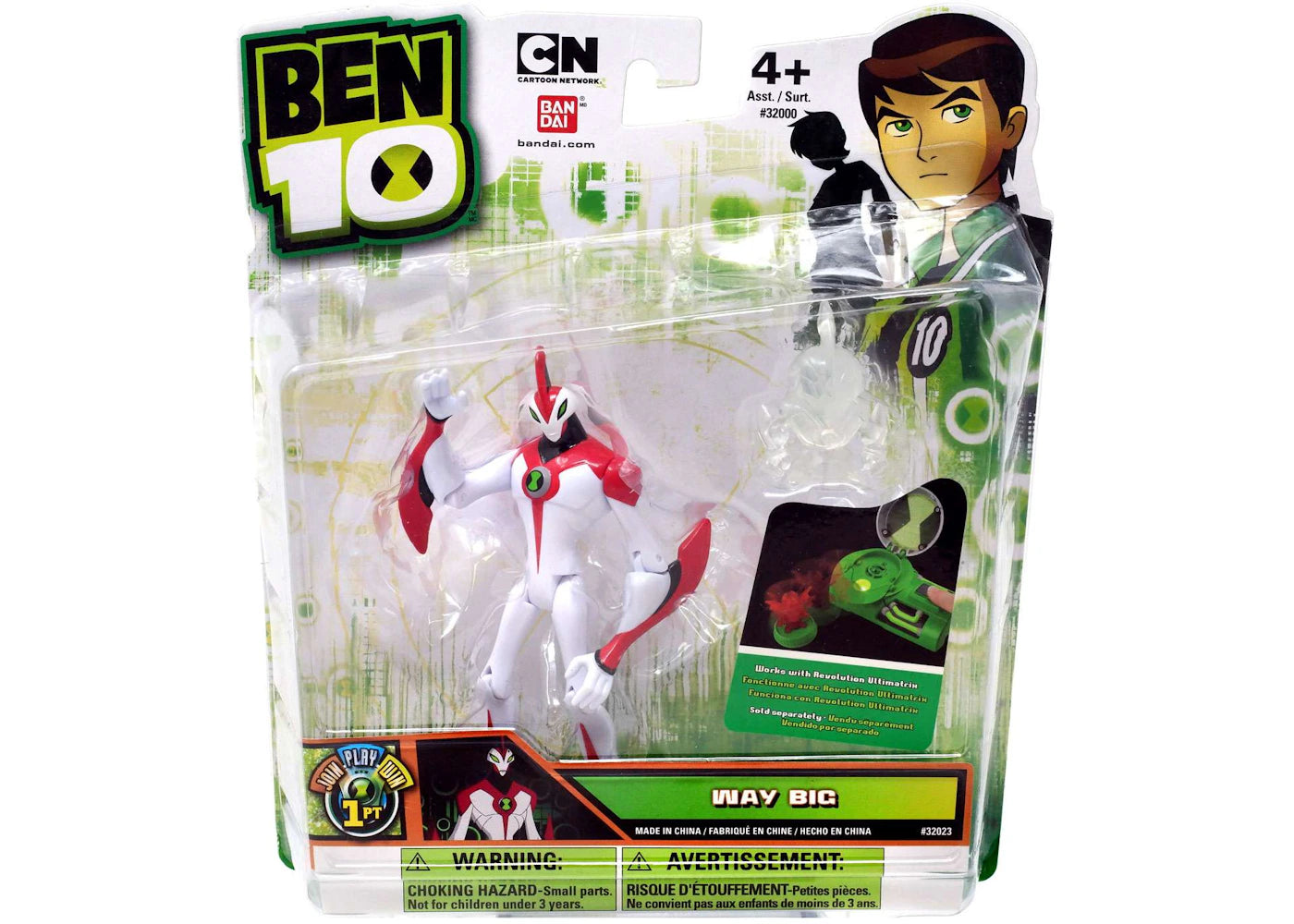 Bandai America Ben 10 Ultimate Alien Way Big Action Figure – Side Kicks