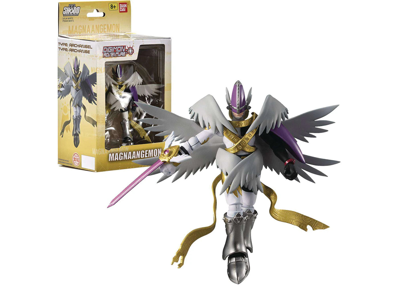 Bandai America Digimon Shodo Digimon MagnaAngemon Action Figure – Side ...