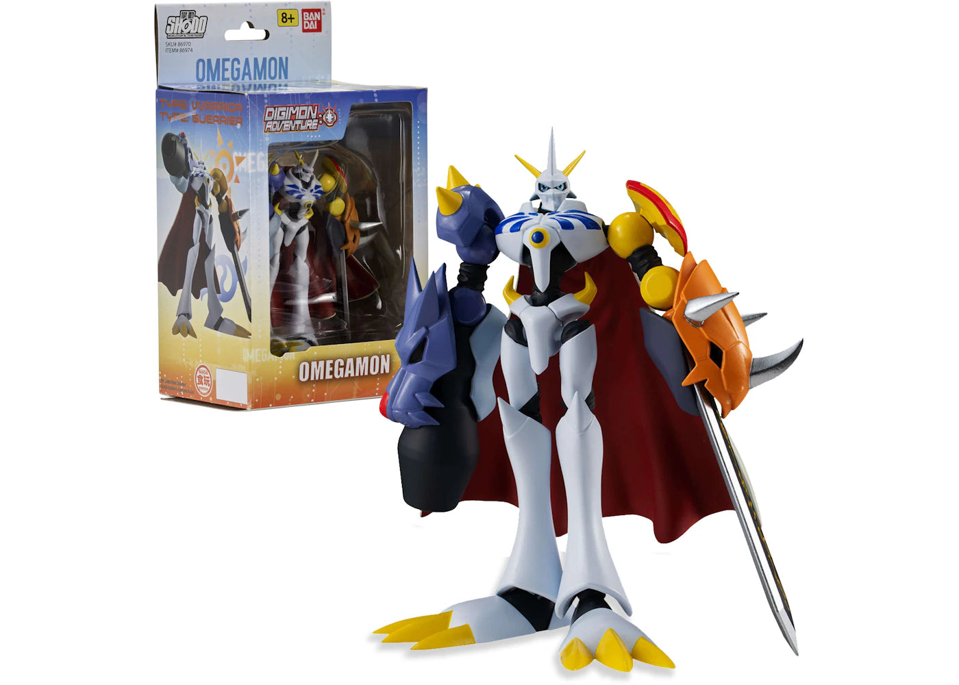 Bandai America Digimon Shodo Digimon Omegamon Action Figure – Side Kicks