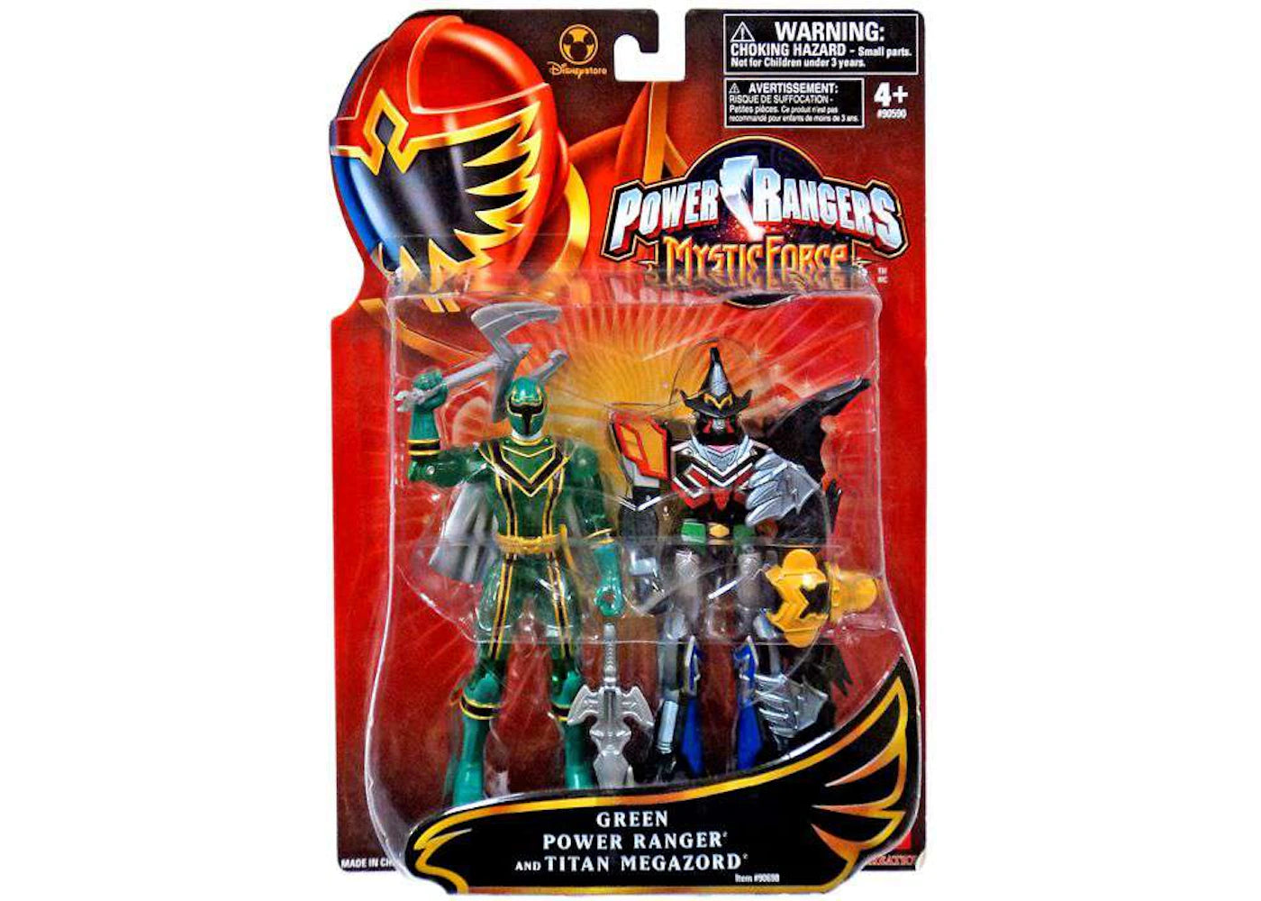 Bandai America Power Rangers Mystic Force Green Power Ranger and Titan ...
