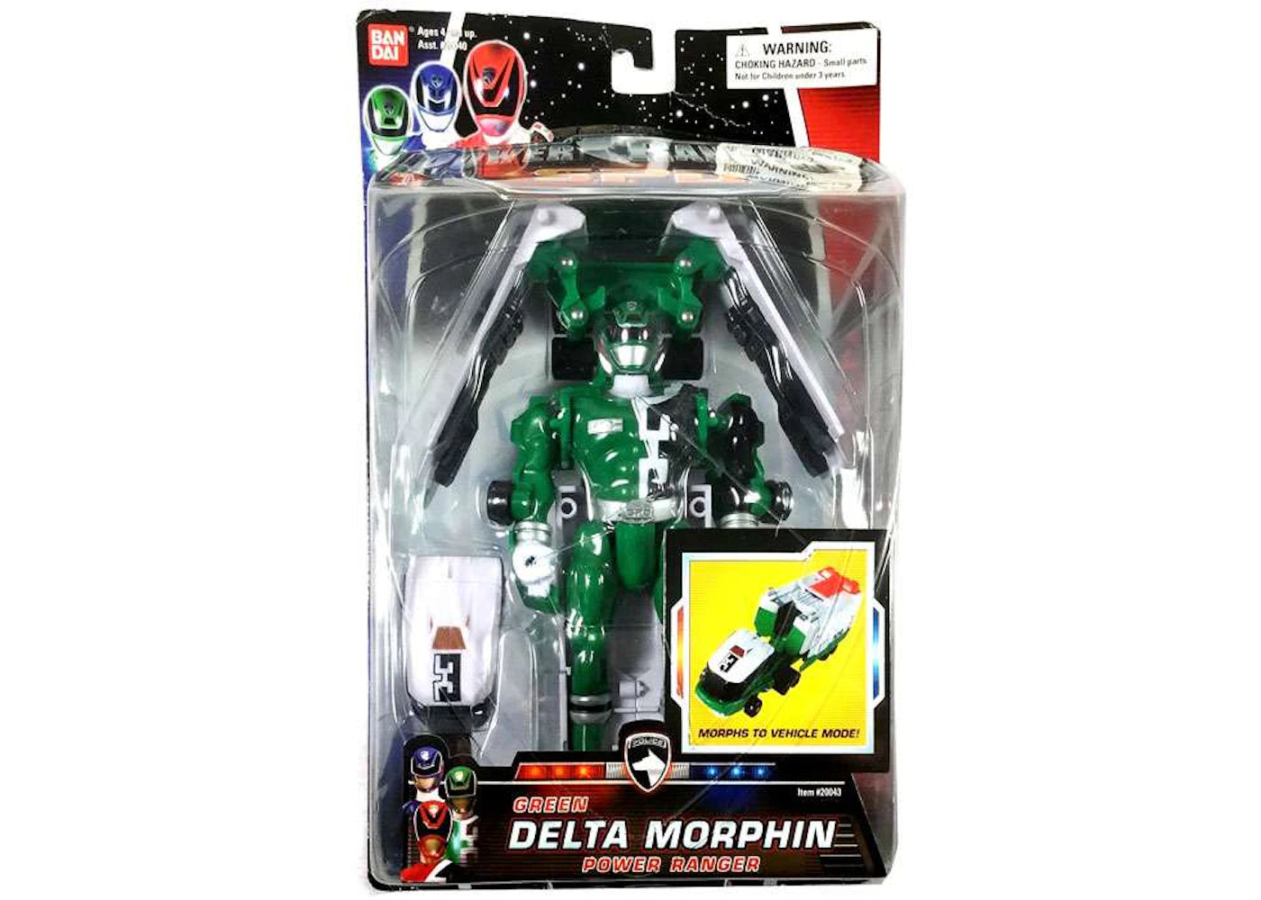 Bandai America Power Rangers SPD Green Delta Morphin Power Ranger Acti ...